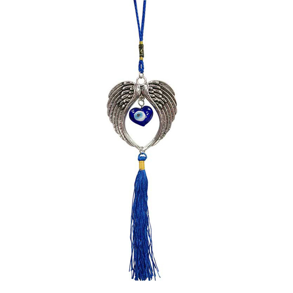 Angel Wings Evil Eye Wall Hanging – Labyrinth Trading